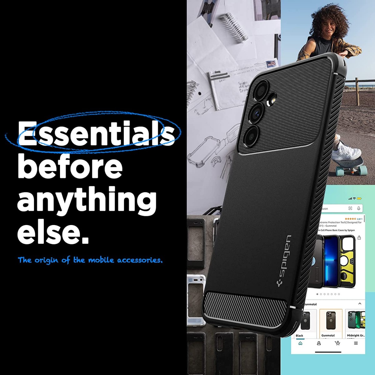 Galaxy A54 5G Case Rugged Armor | Spigen Philippines