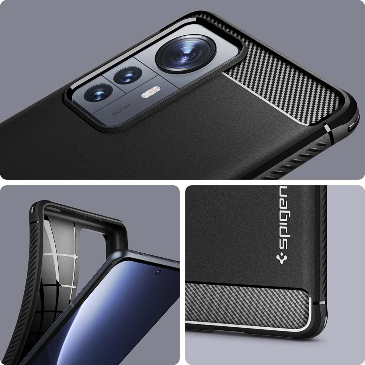 Xiaomi 12 Pro Case Rugged Armor | Spigen Philippines
