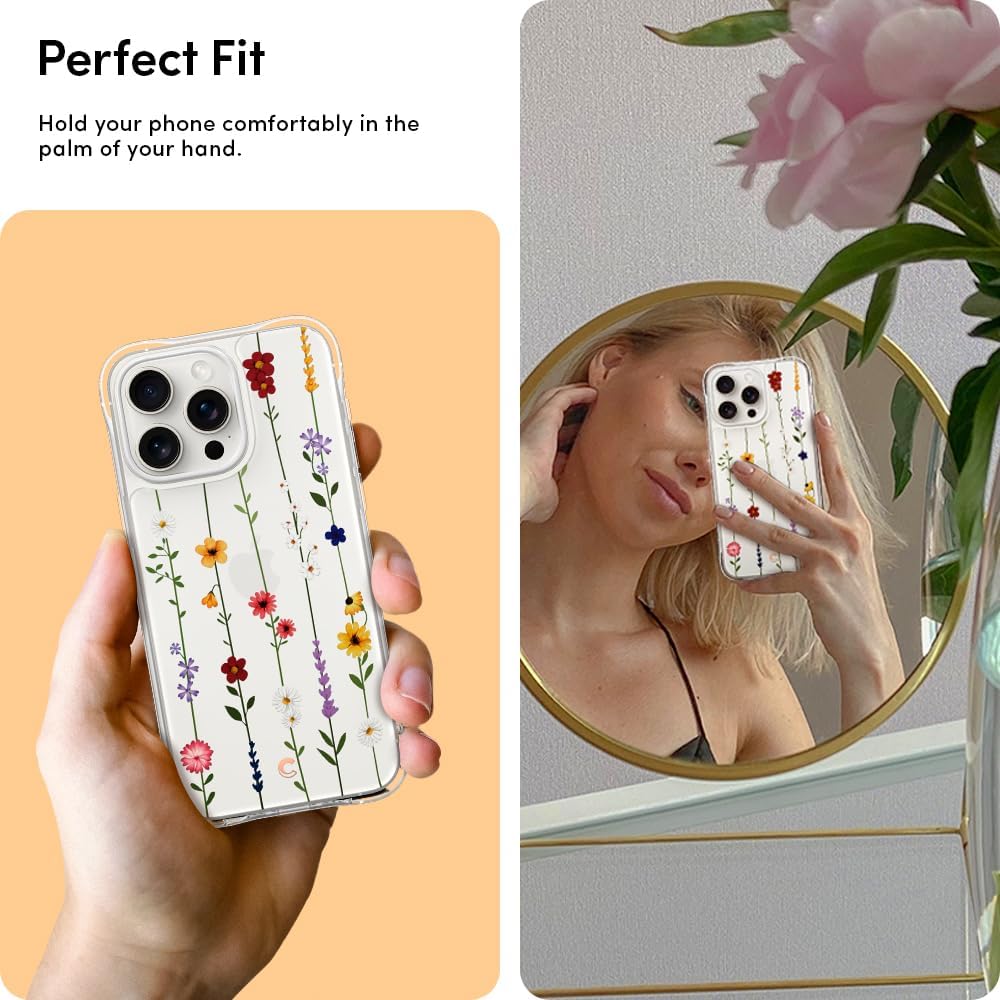 Cyrill by Spigen iPhone 15 Pro Max Case Cecile Flower Garden | Spigen ...