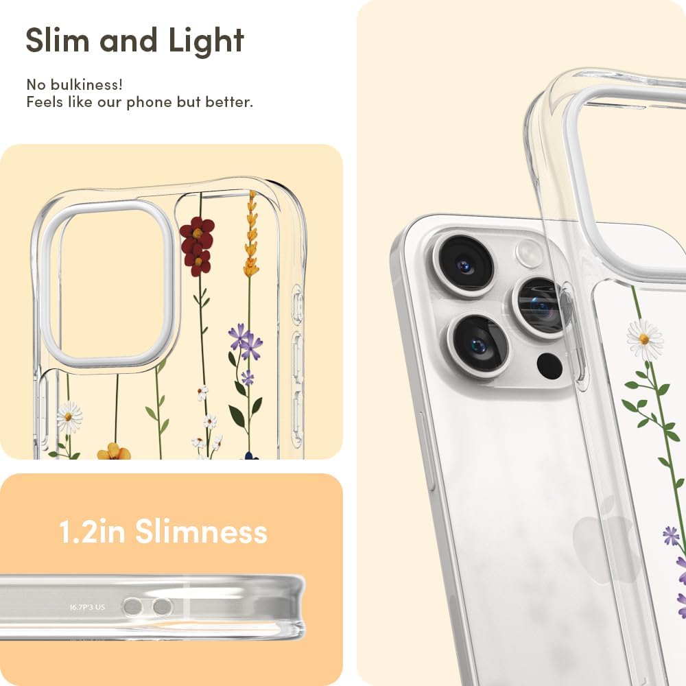 Cyrill by Spigen iPhone 15 Pro Case Cecile Flower Garden | Spigen ...